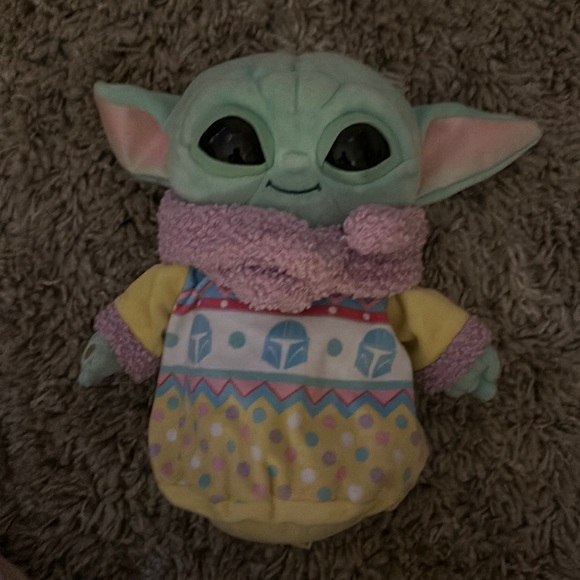 Star Wars | Toys | Star Wars The Mandalorian 8in Grogu Easter Sweater ...